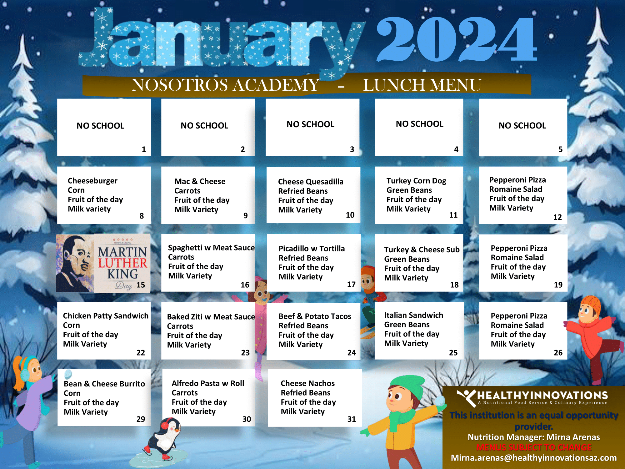 Lunch Program - Nosotros Academy